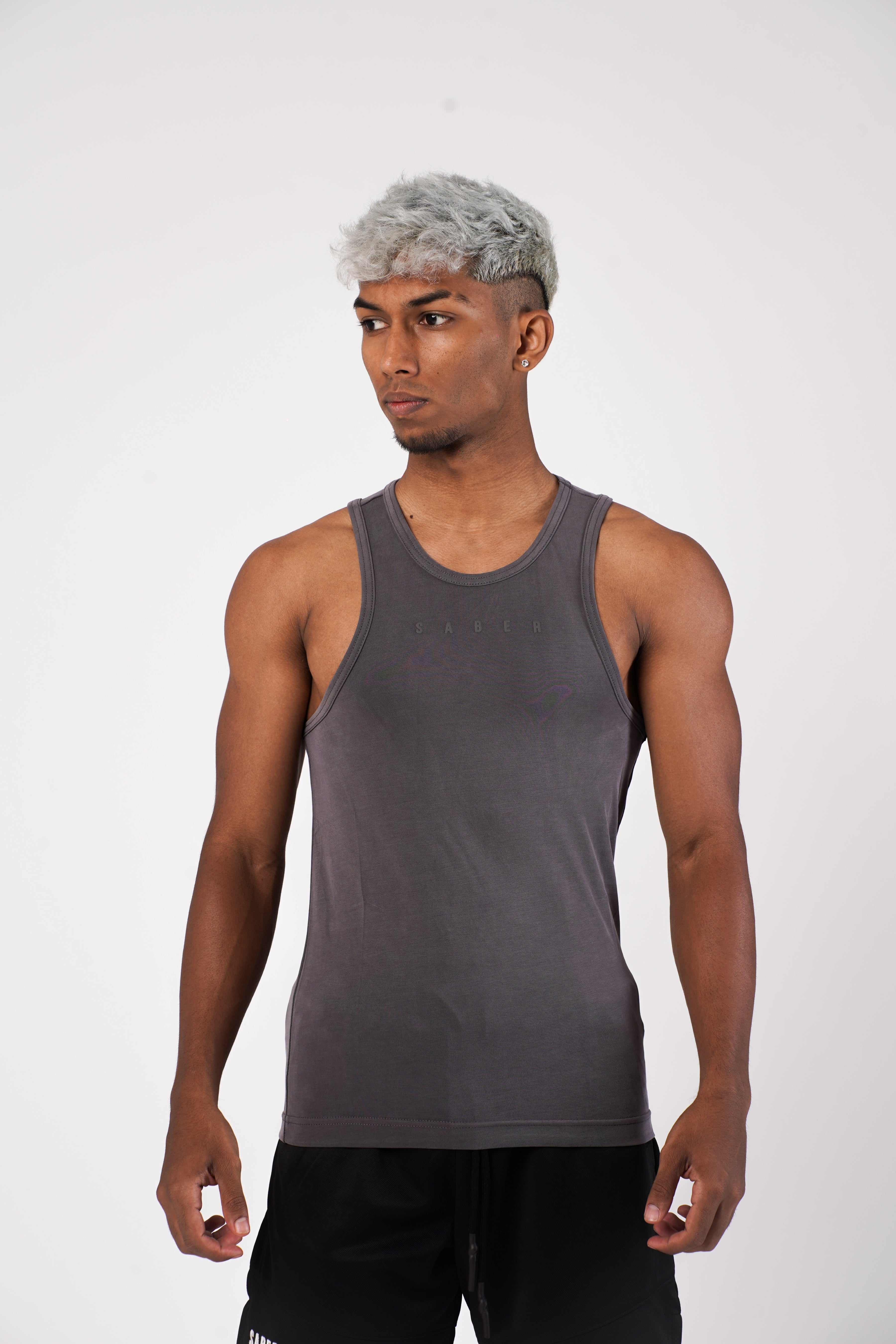 Element Muscle Tank [Moon Grey] – Saber And Sacrifice
